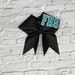 The Rory Glitter Cheer Bow Customized in Your Team Colors and - Etsy