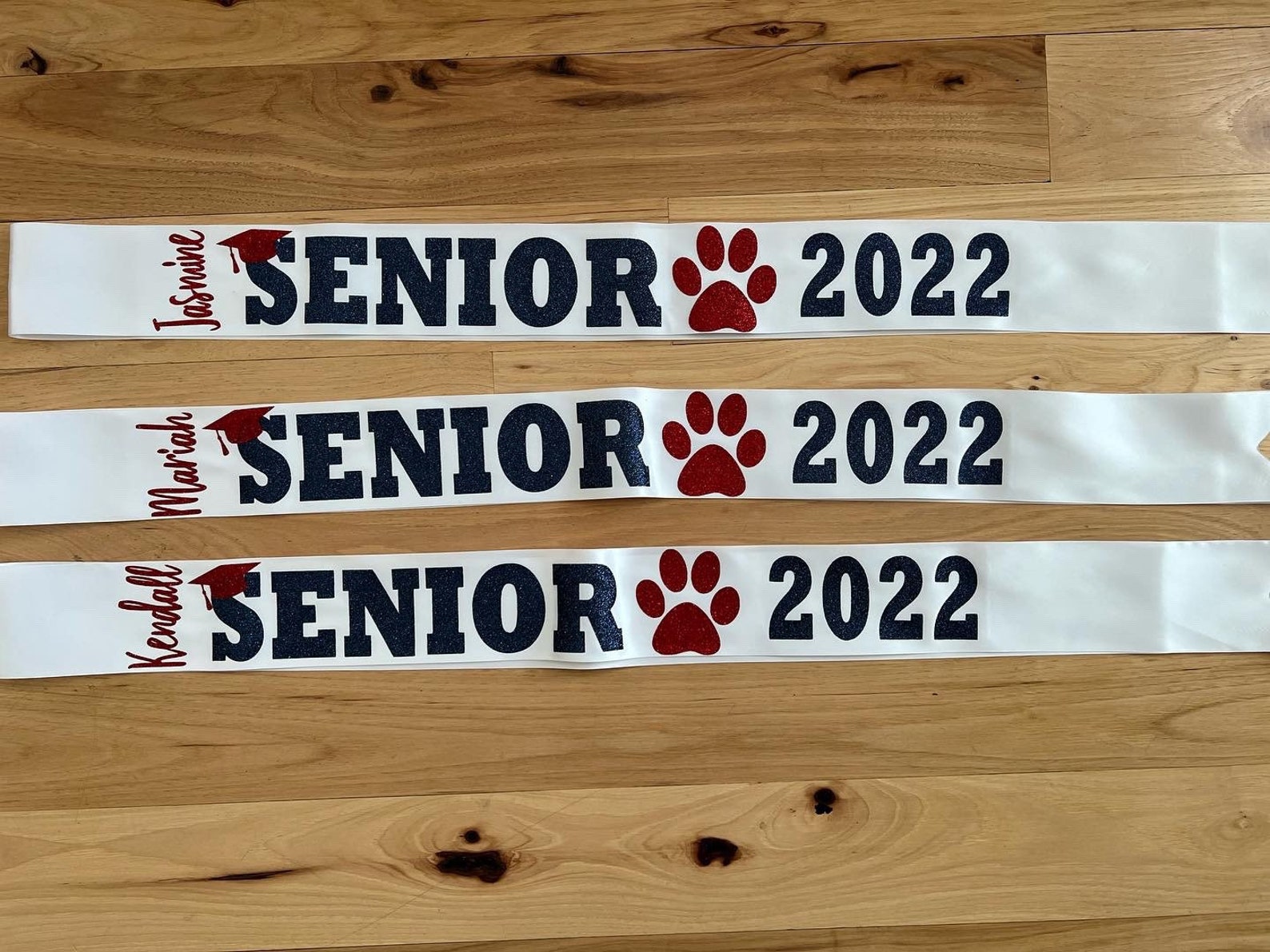 Senior Sashes Designed for Your Team. Price Listed is for Each - Etsy