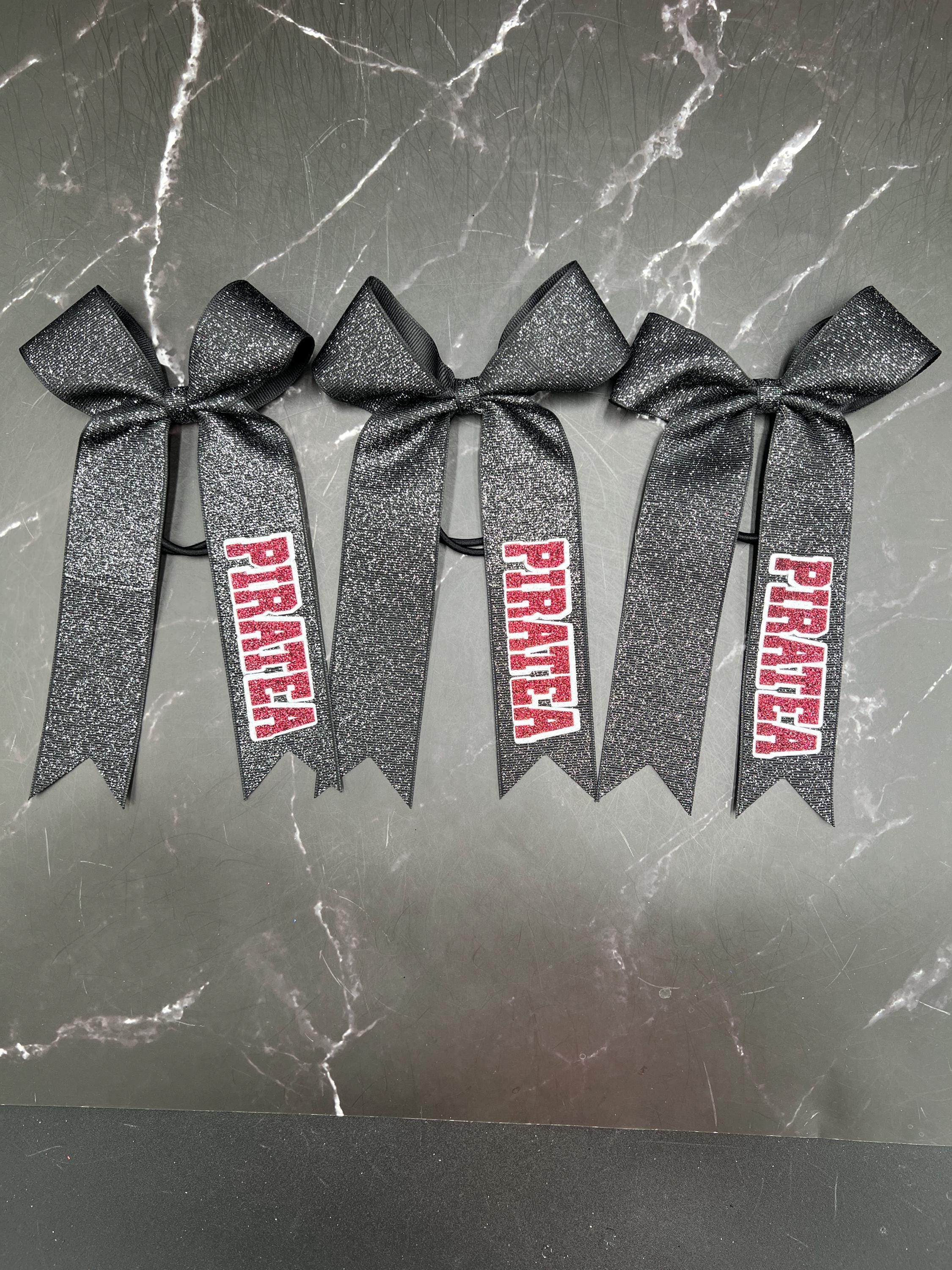 Light Glitter Dazzle College Bows With 6 Inch Tails. Writing on Bottom ...