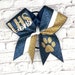 The Rory Glitter Cheer Bow Customized in Your Team Colors and Team Name ...