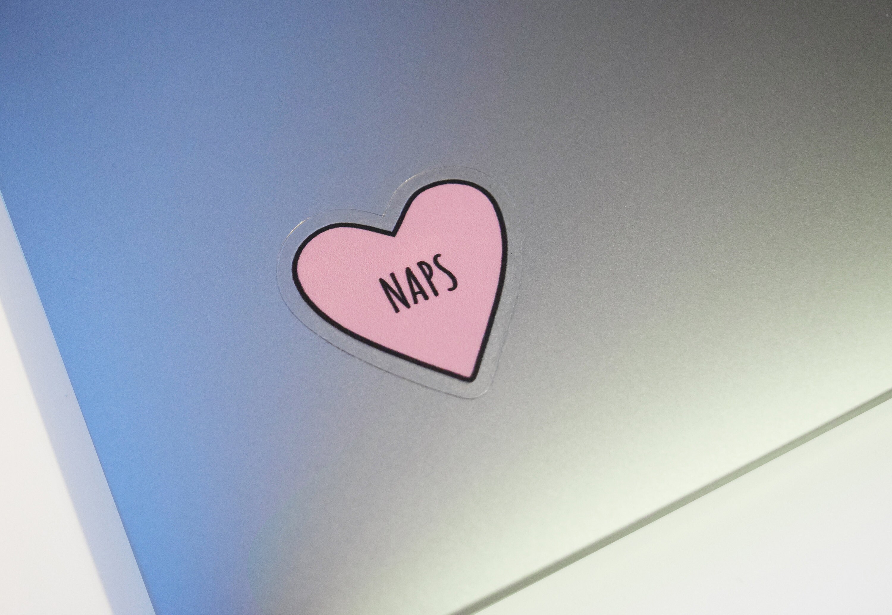 Nap Heart Transparent Sticker Nap Sticker Laptop Sticker - Etsy