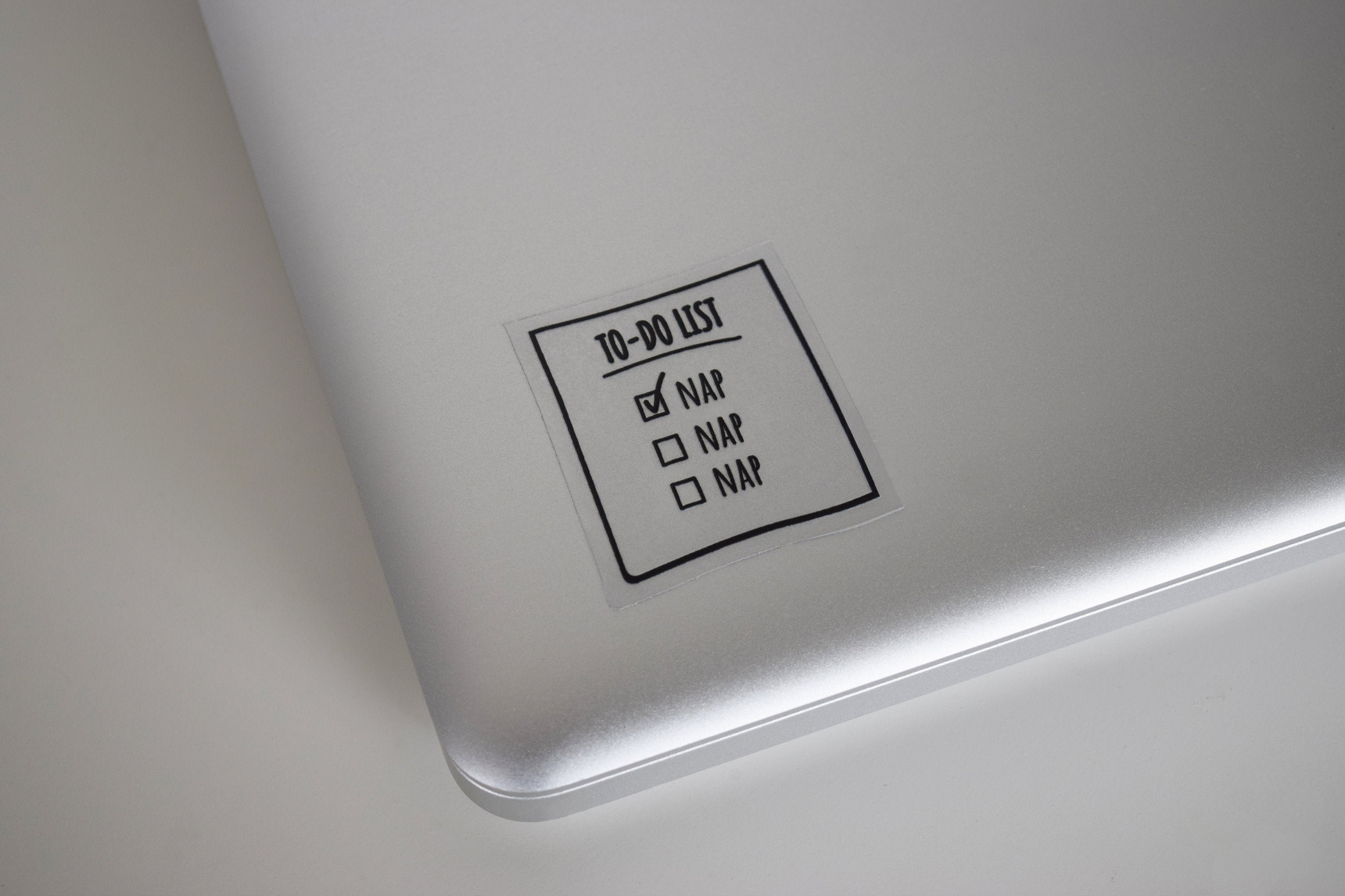 Nap To-do List Transparent Sticker | Nap Sticker | Laptop Sticker ...