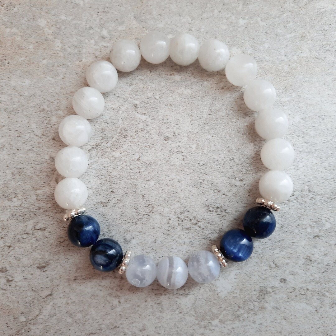 Moonstone Empowerment Bracelet, Calming, Anti Stress, Anxiety Relief ...