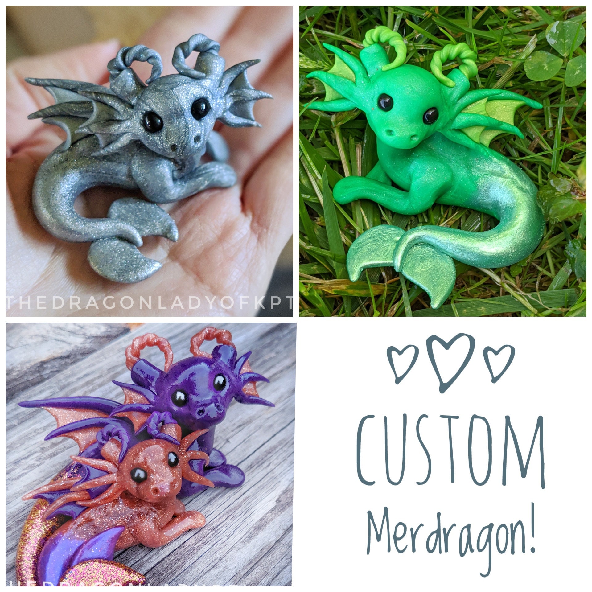 Sculpture Blind Box Macaron Polymer Clay Dragon Miniature Figurines ...