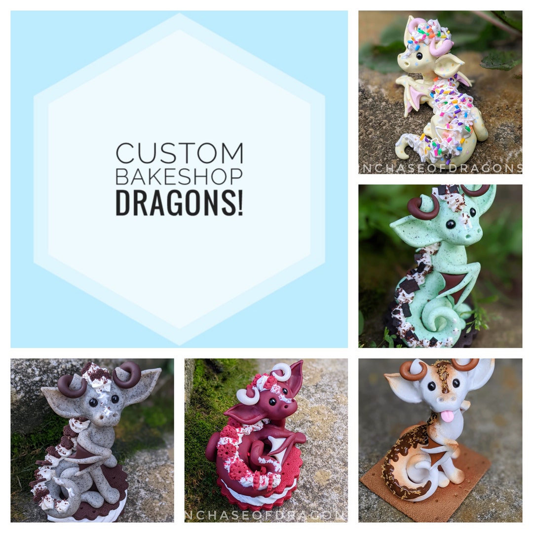 Custom Made to Order Bakeshop Dragon! - Etsy
