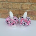 COW Print Anklets - Cow Ribbon Tutu Anklets - Cow Socks -ruffled ...