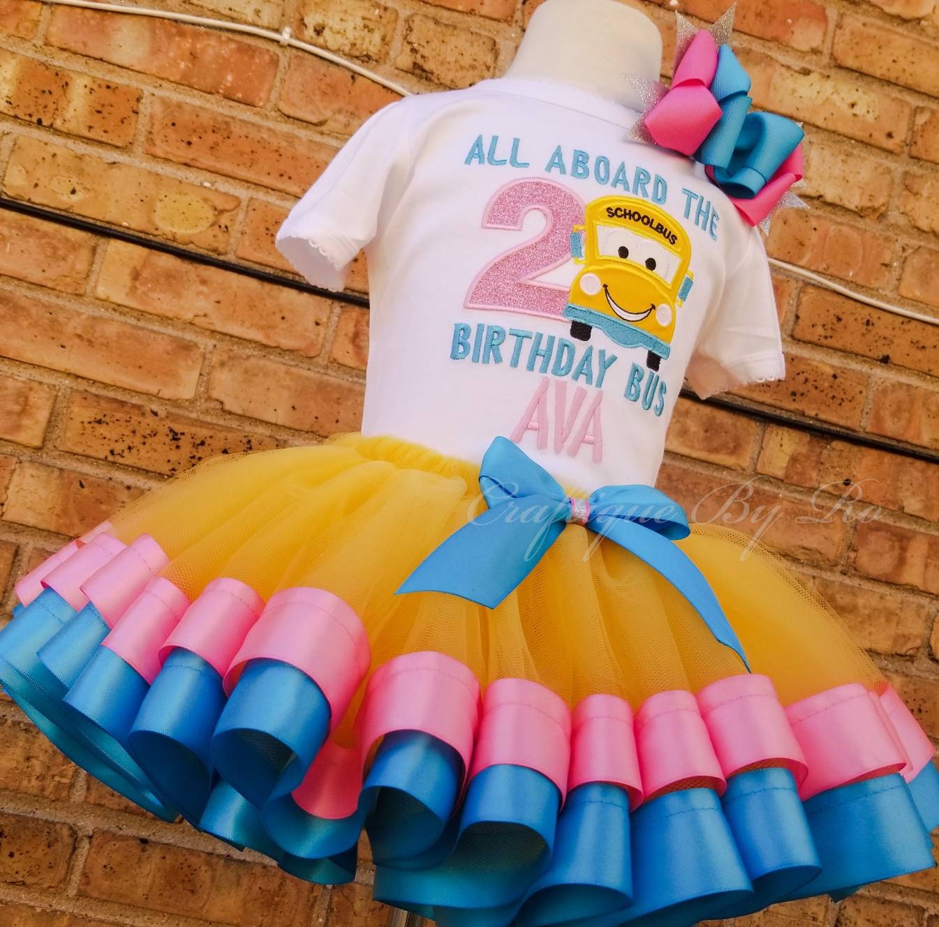 Wheels on the Bus Tutu Set Wheels on the Bus Shirt Yellow - Etsy