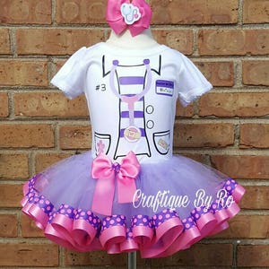 Doc Tutu Set - Toy Doctor Tutu Set - Birthday Outfit - Doc Birthday ...