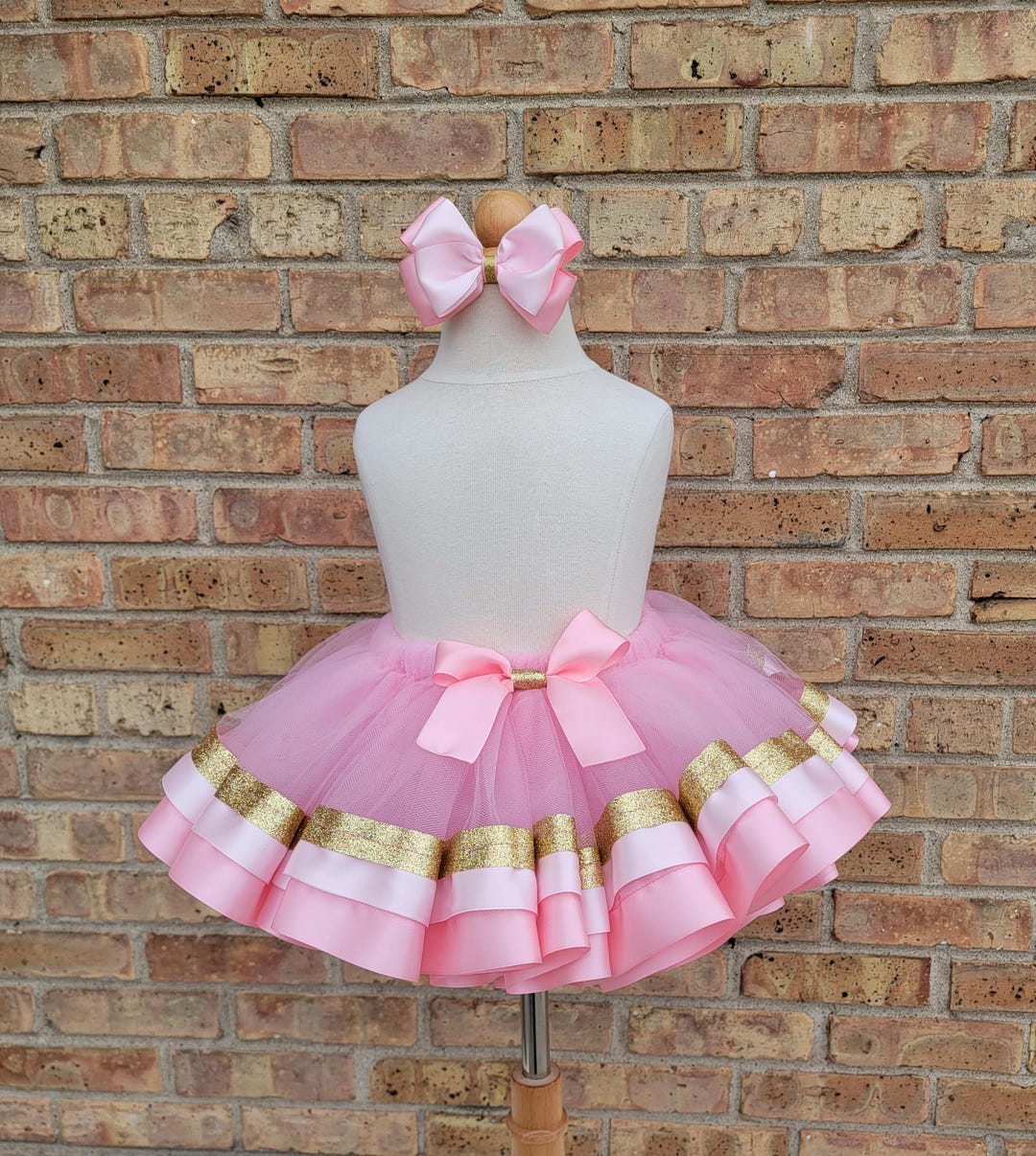 FAIRY Pig Pink and Light Pink Birthday Outfit - First Birthday Outfit ...