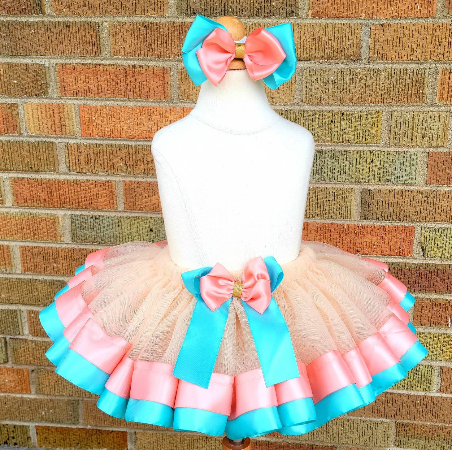 Hawaiian Princess Tutu Set Costume Birthday Outfit Shirt - Etsy
