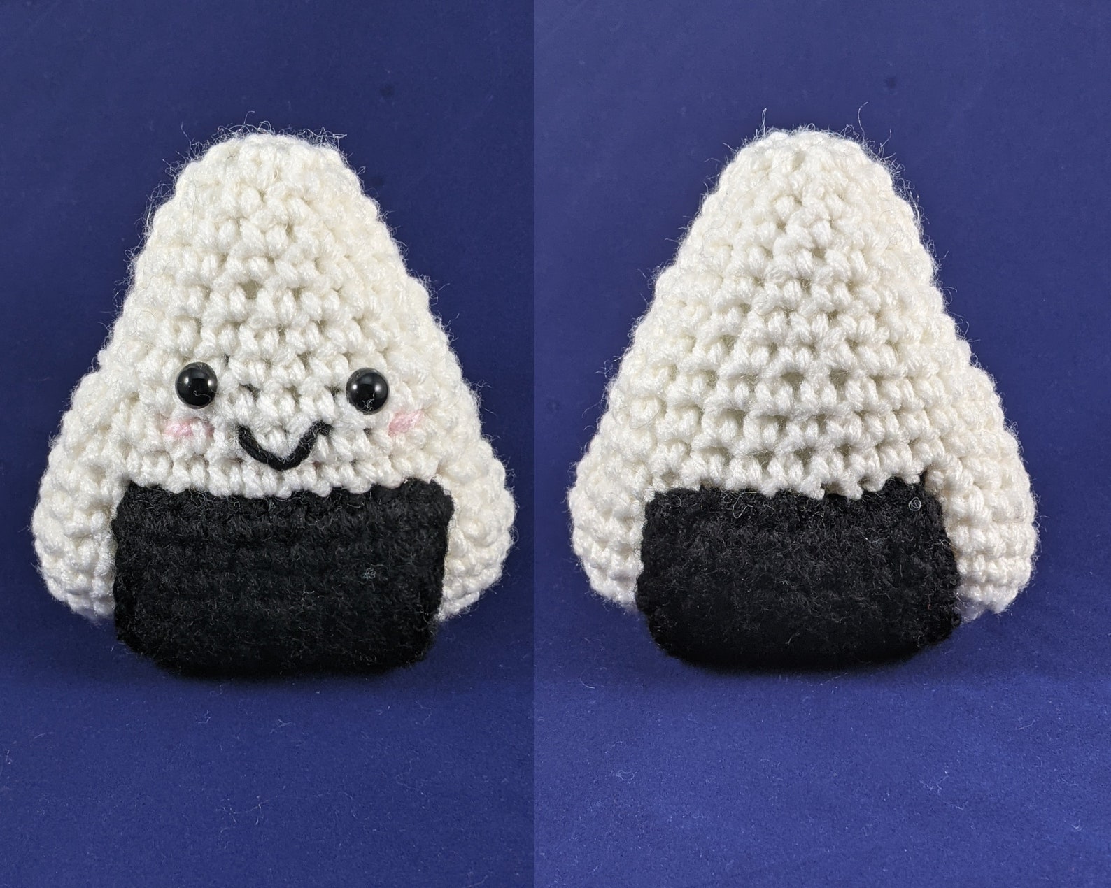 Rice Ball Onigiri Amigurumi Soft Crochet Toy Food Plush | Etsy
