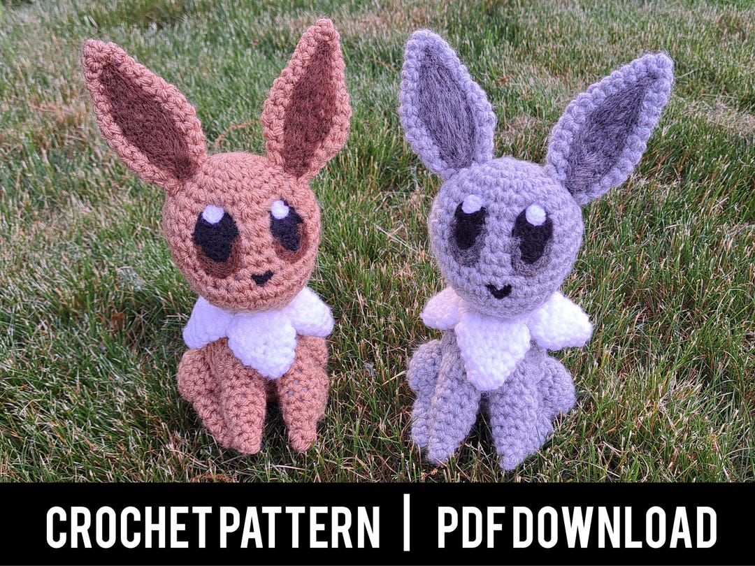 Crochet Pattern | Chibi Eevee | Pokemon-inspired Amigurumi ...