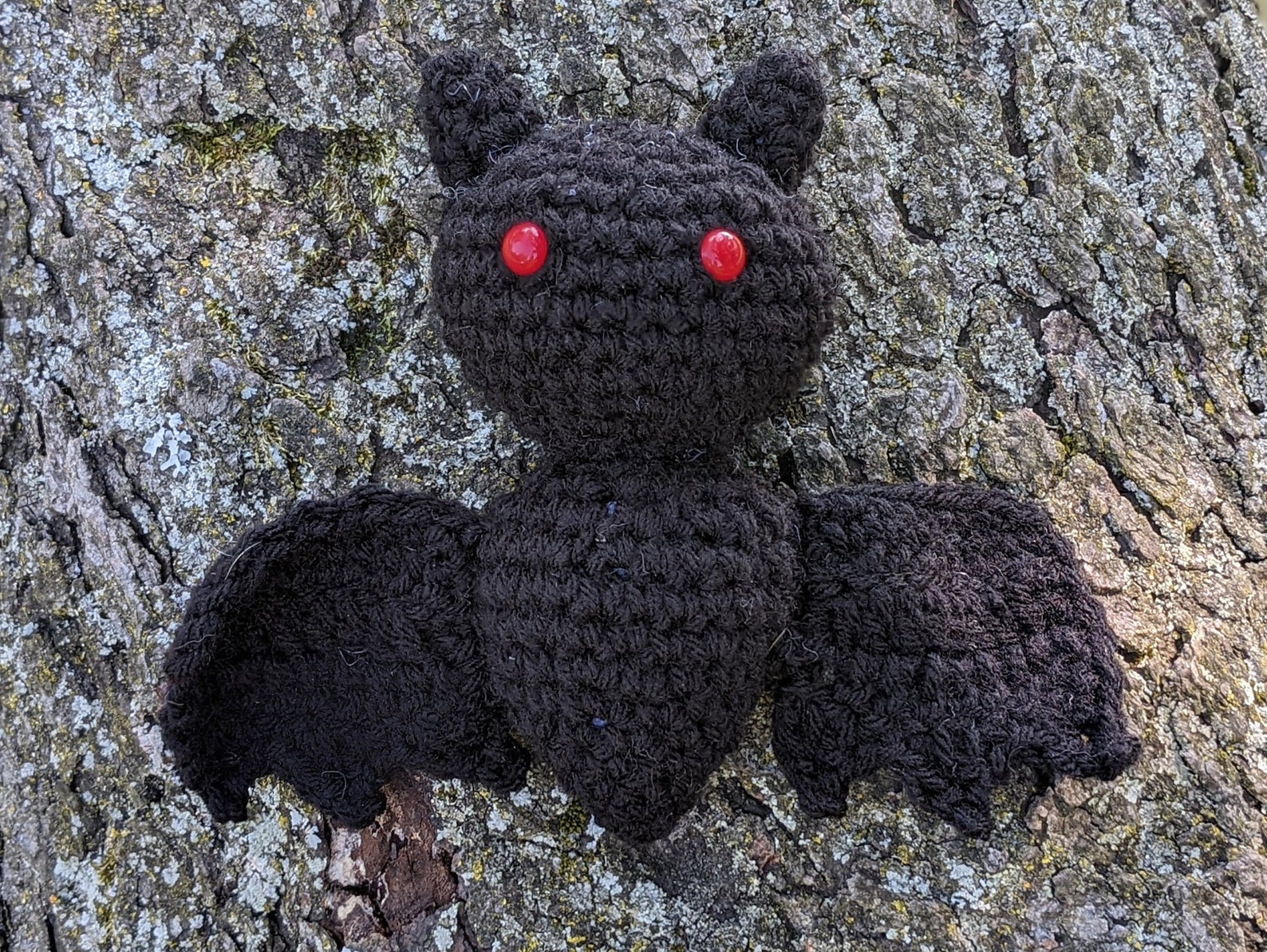Boris the Bat Crochet Amigurumi Stuffed Animal Halloween - Etsy