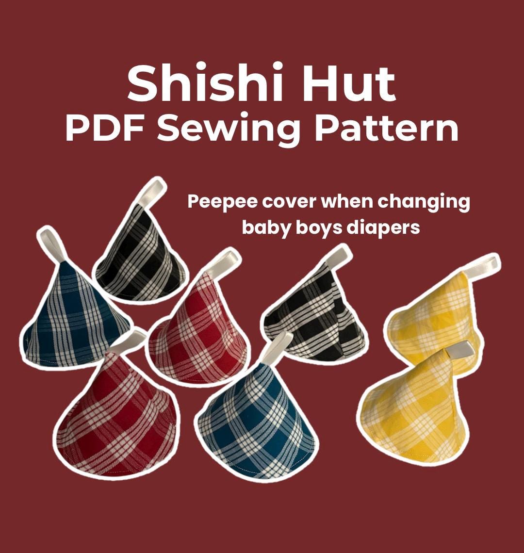 Shishi Hut Peepee Teepee Sewing Pattern Beginner PDF Pattern Digital ...