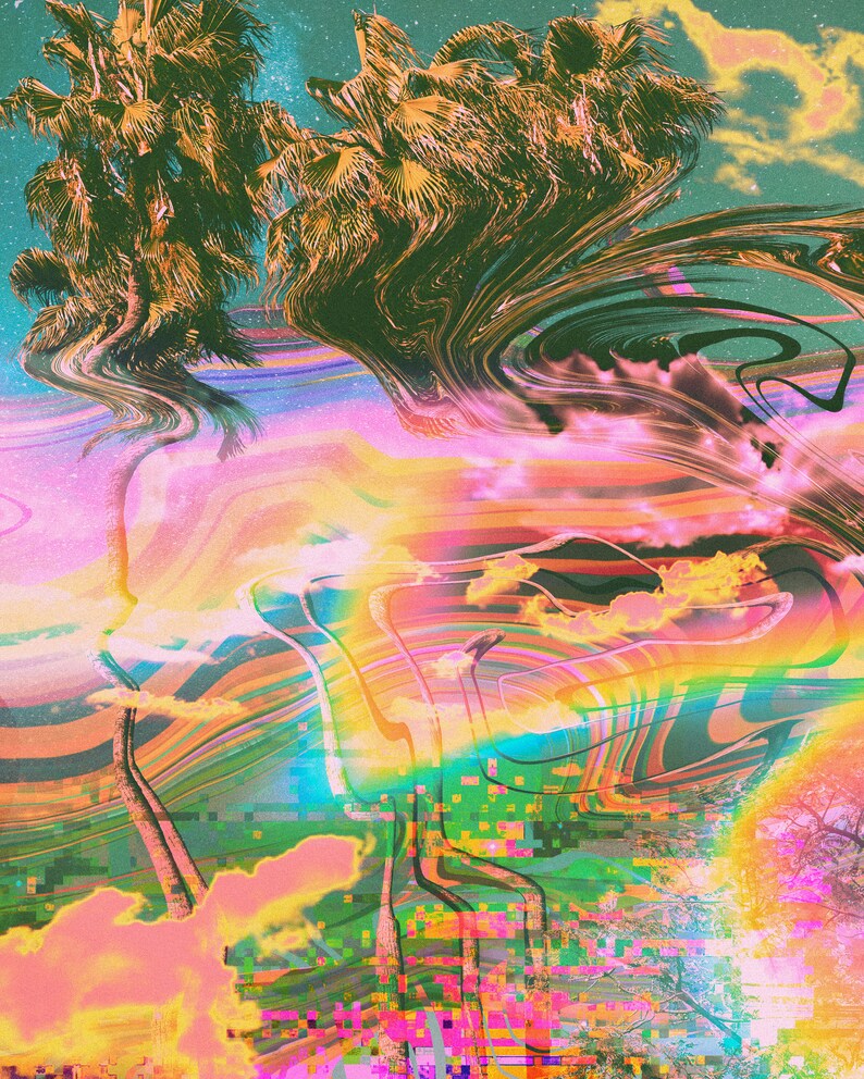 JUST ANOTHER DAY - Surreal Art Print - Home Decor - Surrealism Print ...