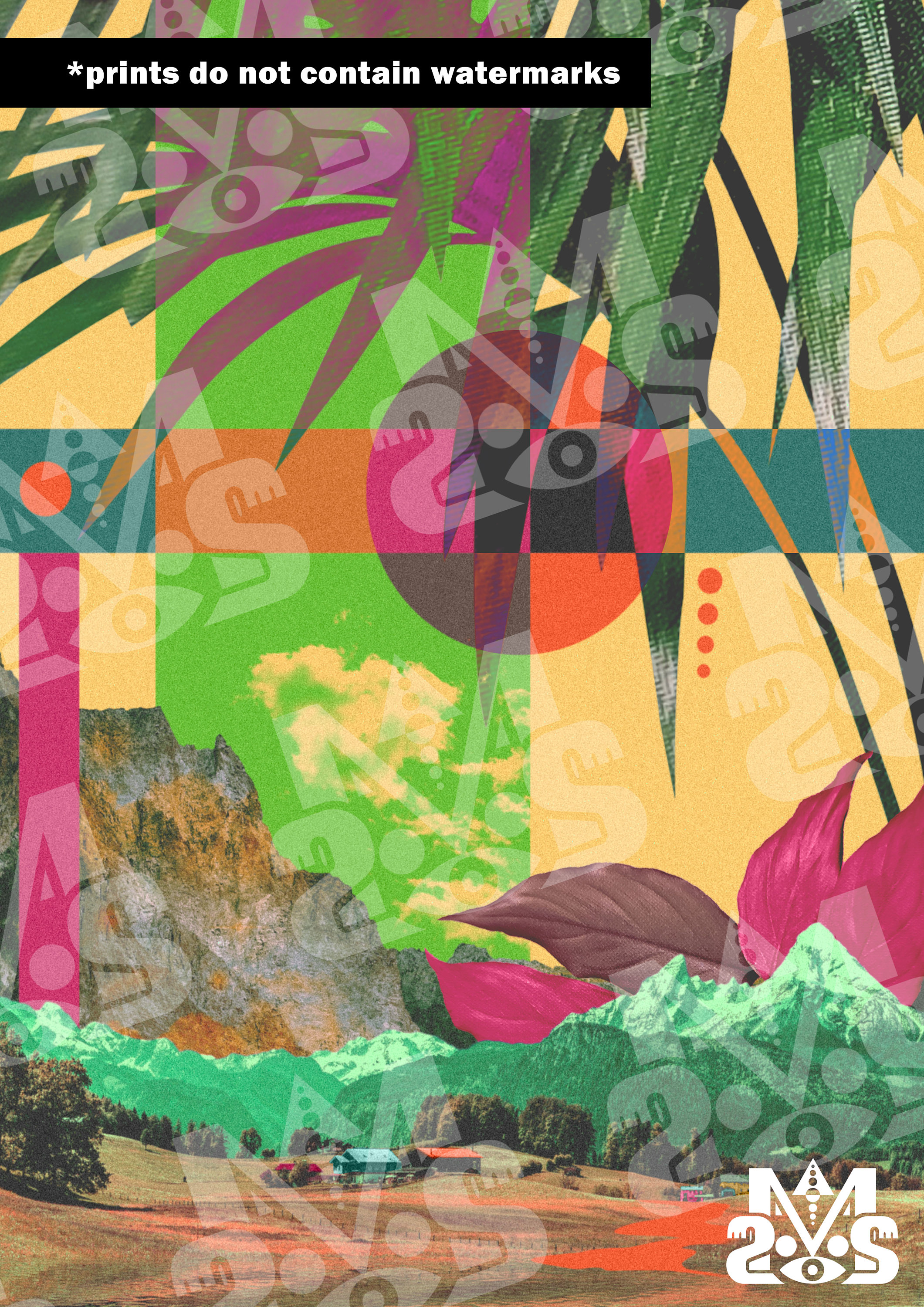 Silicone Valley (collage Art, Trippy Art, Cosmic Art, Surreal Wall Art ...