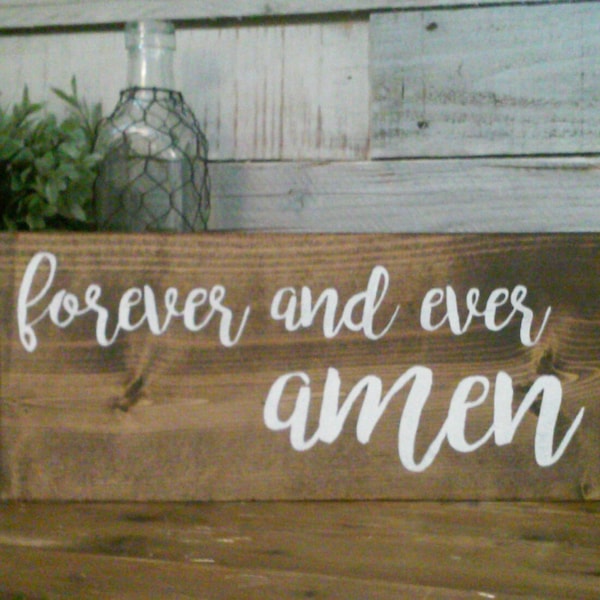 Amen Sign - Etsy