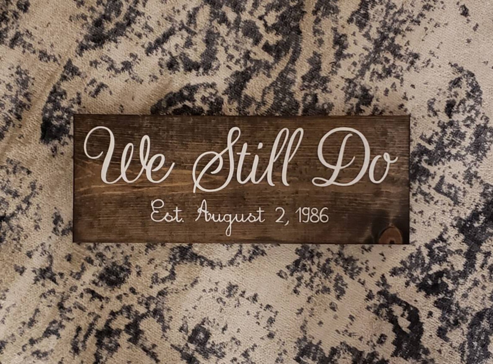 We Still Do Wood Sign / Anniversary / Renewal Vows / Wedding ...