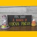 It's Just A Bunch of Hocus Pocus Halloween Wood Sign - Etsy