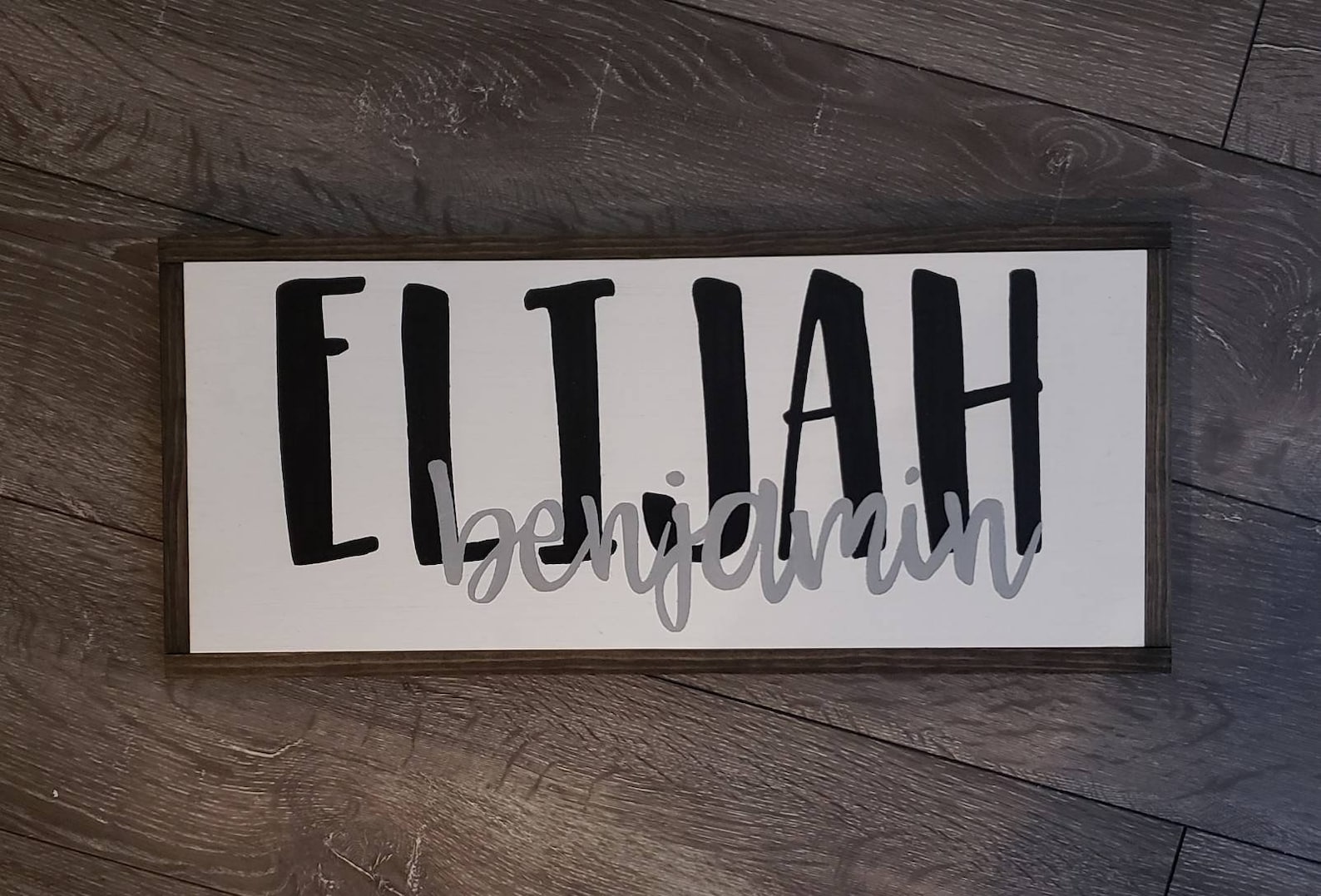 Wooden Rustic Baby Name Sign /nursery Wall Decor/ 9"x18" - Etsy