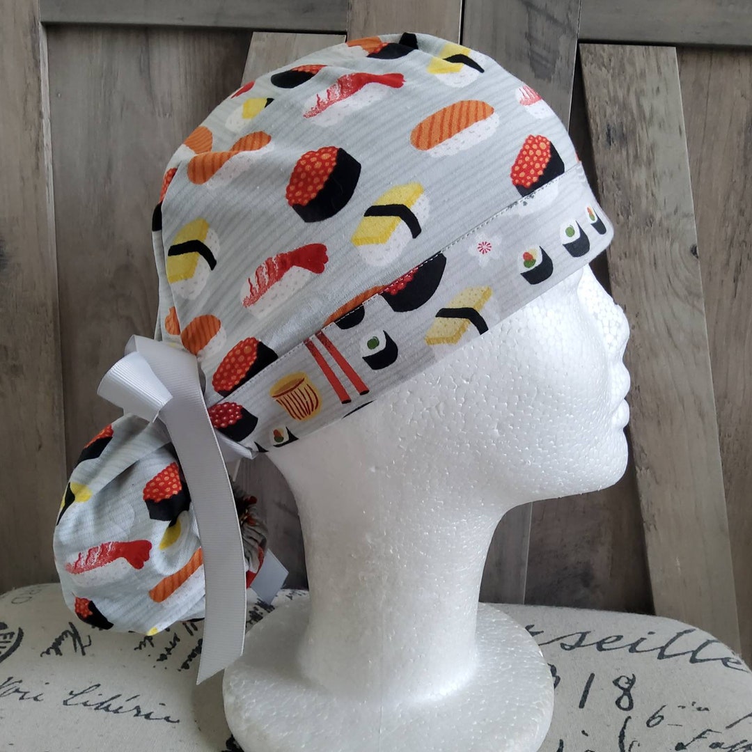 Sushi Surgical Cap - Etsy