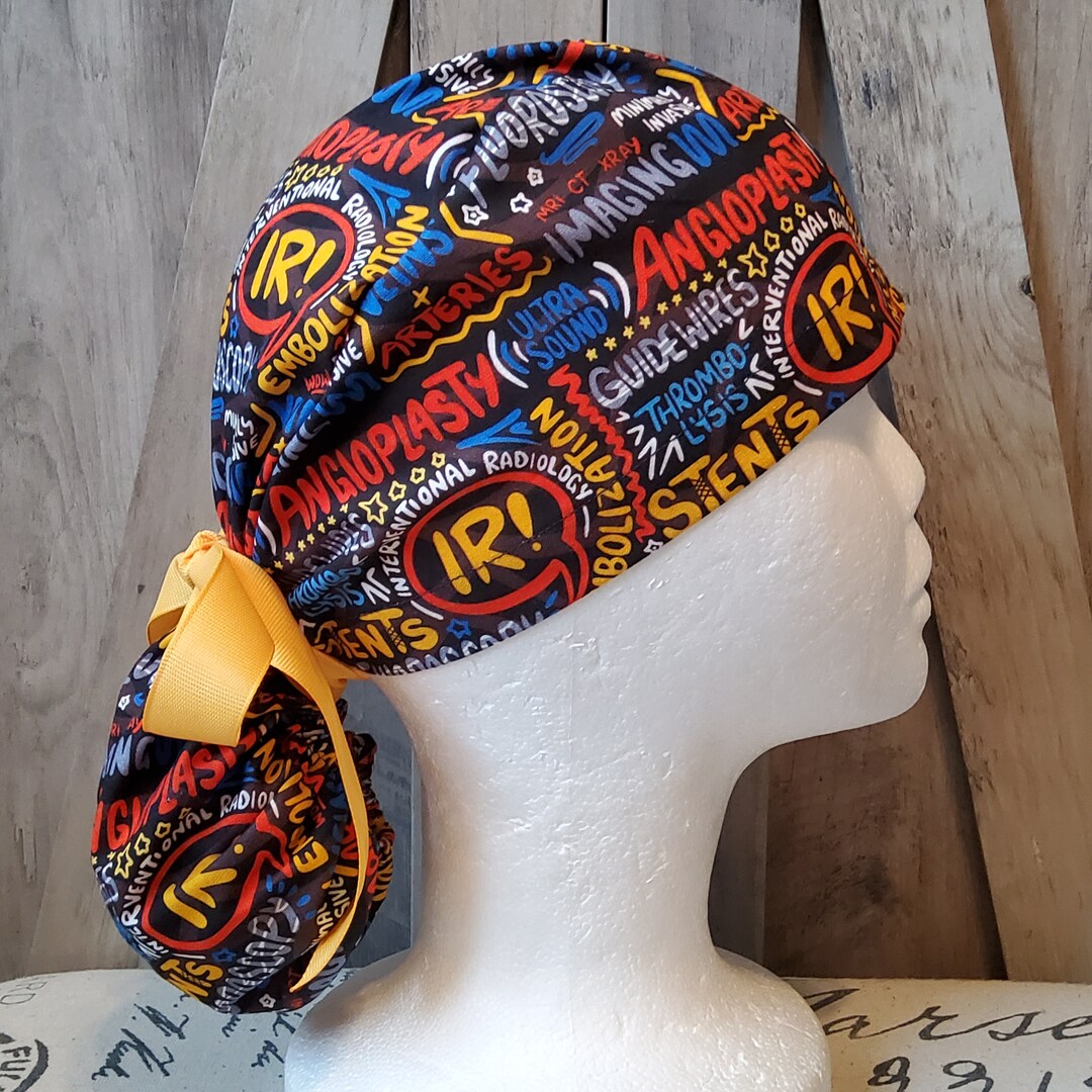 Cath Lab, Vascular Ponytail Caps - Etsy