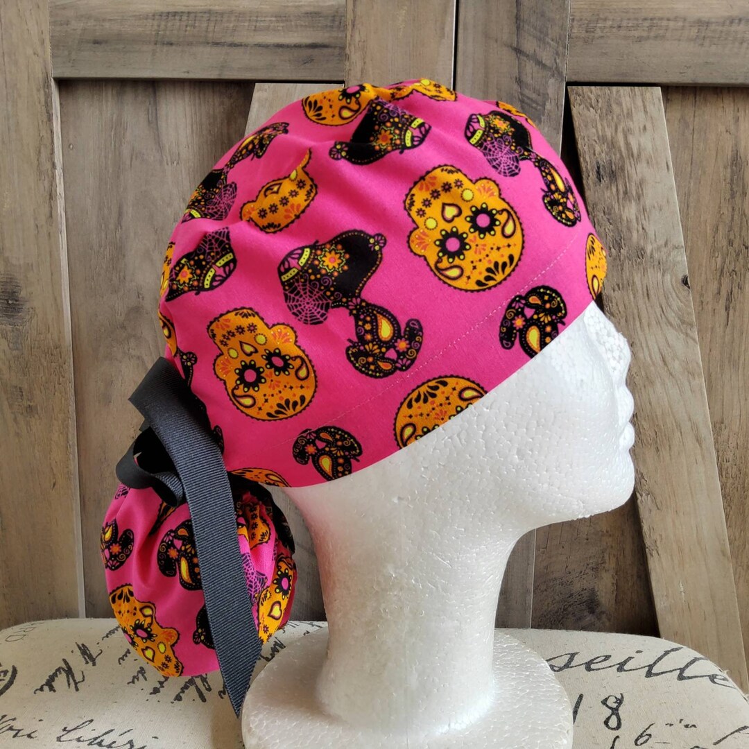 Sugar Skull, Character, Halloween Caps - Etsy