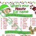 What's your Naughty Elf name 8 x 10 . | Etsy