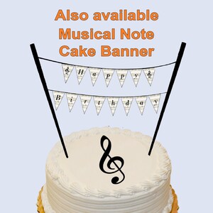 Sheet Music, Musical Note, 'happy Birthday' Banner, Printable Download ...