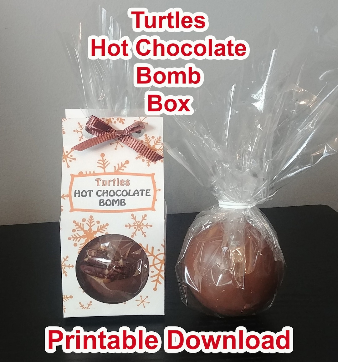 Hot Chocolate Bomb Boxes, Printable Download, Christmas, DIY - Etsy