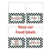 Race Car Theme, Food Labels. Birthday Party, Printable Download ...