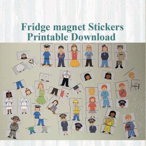 Teacher Stickers. Fridge Magnets, Building Blocks. Instant Digital ...