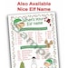 What's Your Naughty Elf Name, 8" X 10" . Printable Download, Christmas ...