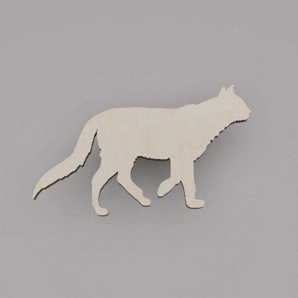 Wooden Bobcat - Etsy