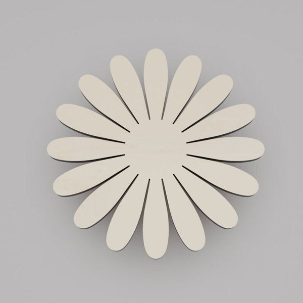 Daisy Art Wooden - Etsy