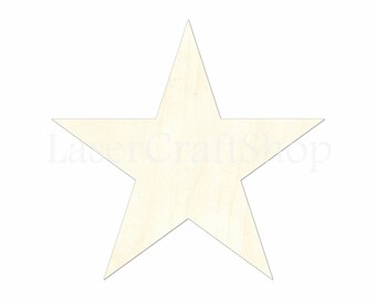 2 34 Sea Star Wooden Cutout Shape Silhouette | Etsy