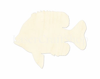 Fish wood cutout | Etsy