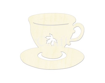 Coffee cup cutout | Etsy