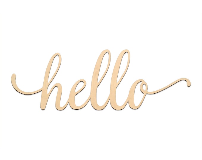 Smile Script Word Wood Sign Wooden Words Sign Art Rustic - Etsy