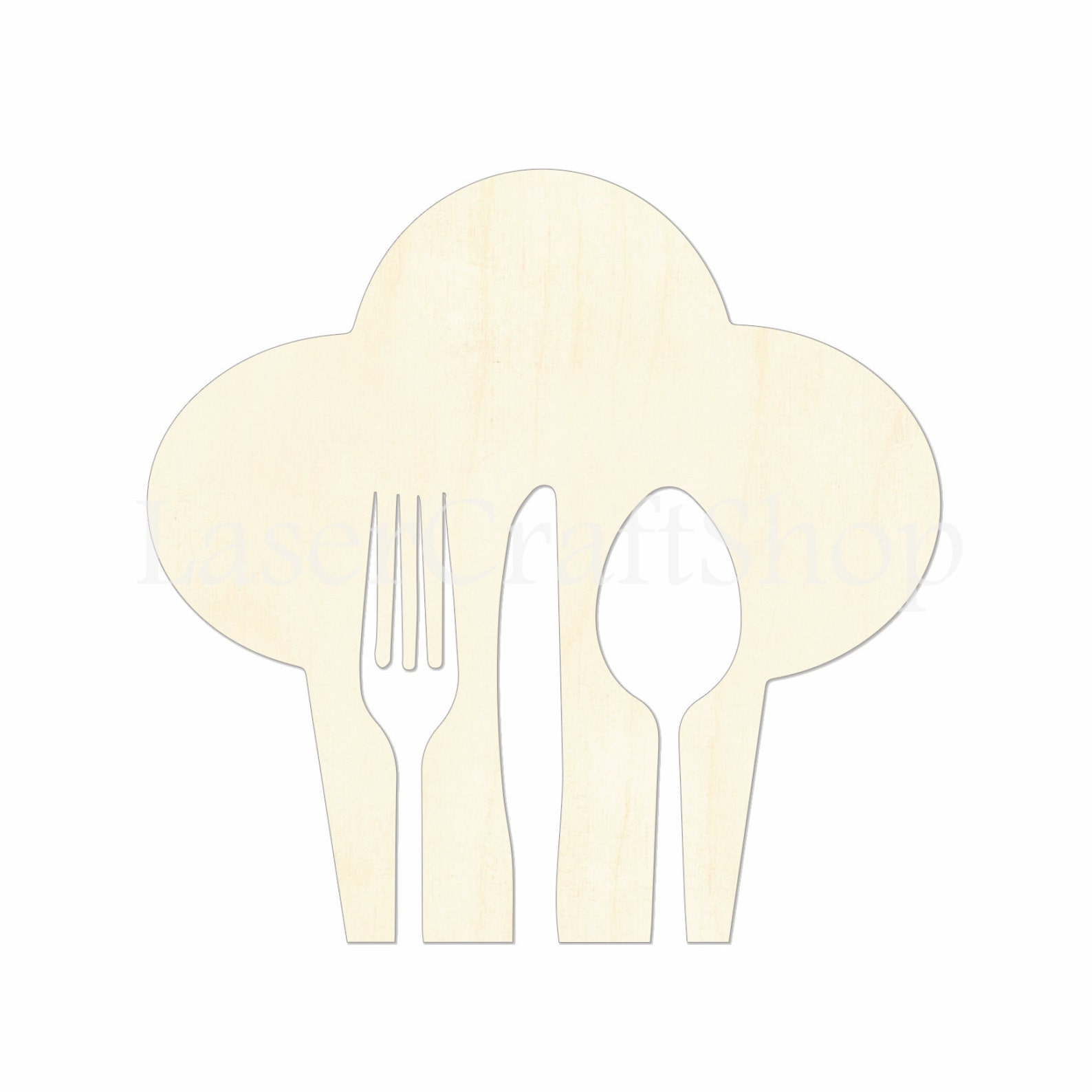 2 34 Chefs Hat Wooden Cutout Shape Silhouette | Etsy
