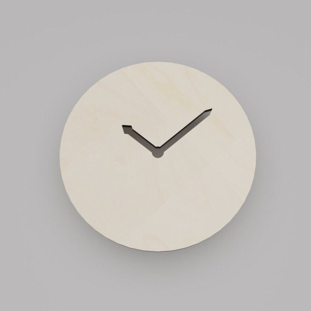 2" - 34" Clock Wooden Cutout Shape, Silhouette, Gift Tags Ornaments ...