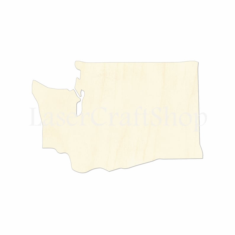 2 34 Washington WA State Wooden Cutout Shape - Etsy Canada