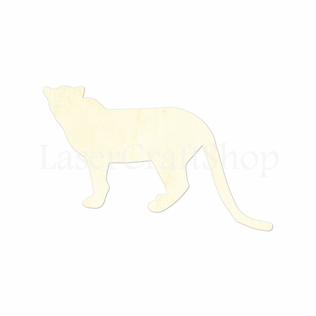 2" - 34" Safari Animal Leopard Cutout Shape, Silhouette, Gift Tags ...