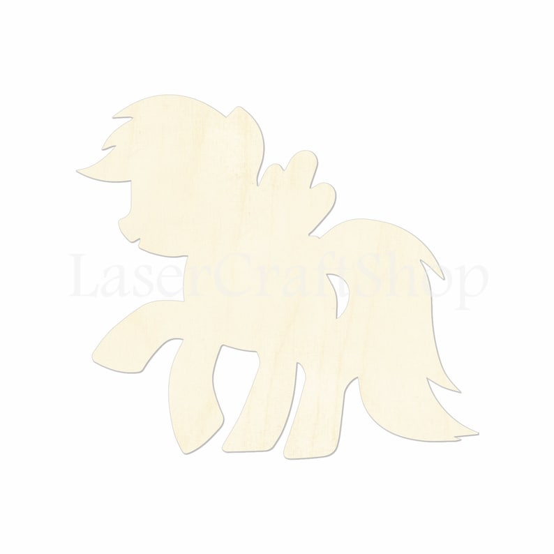 2 34 Little Pony Wooden Cutout Shape - Etsy