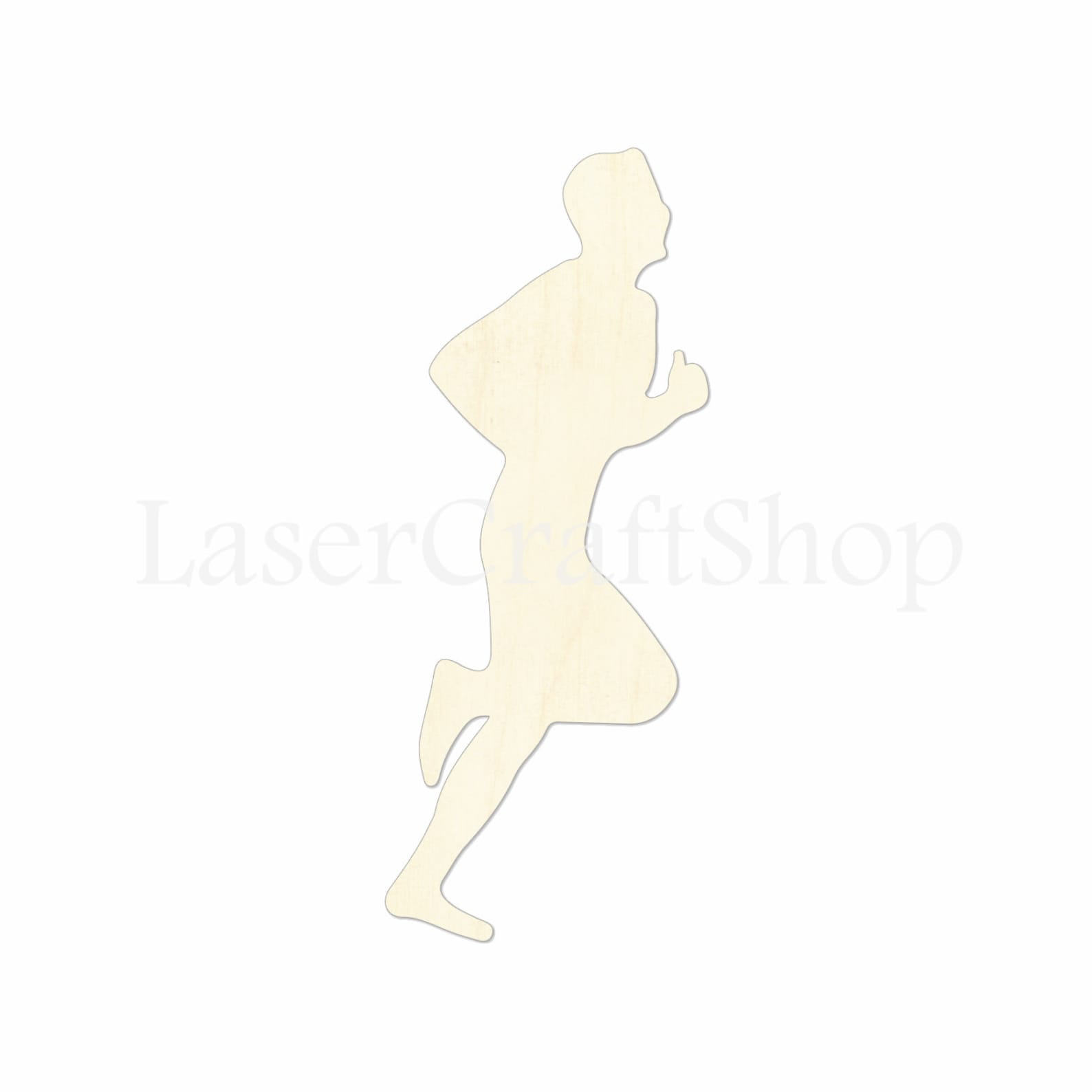 2" - 34" Runner Wooden Cutout Shape, Silhouette, Gift Tags Ornaments ...