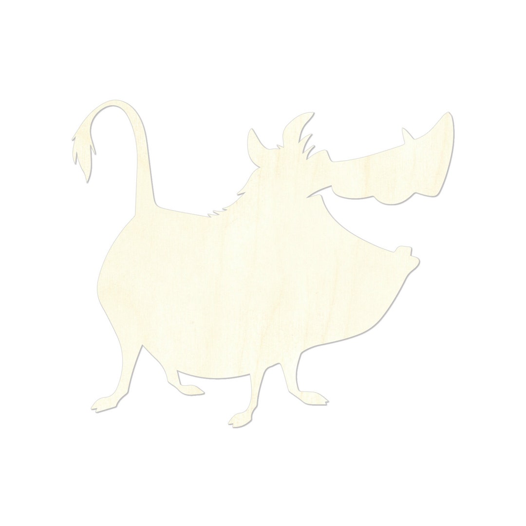 2" - 34" Wild Boar Wooden Cutout Shape, Silhouette, Gift Tags Ornaments ...