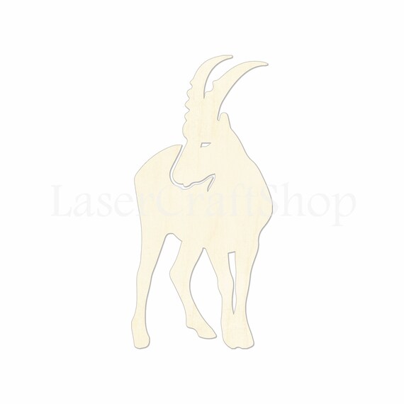 2 34 Farm Goat Wooden Cutout Shape Silhouette | Etsy