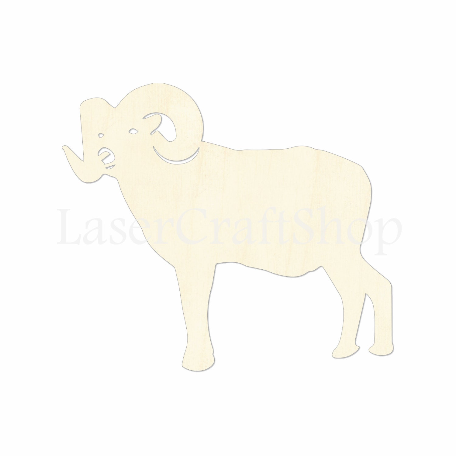 2 34 Ram Wooden Cutout Shape Silhouette Gift | Etsy