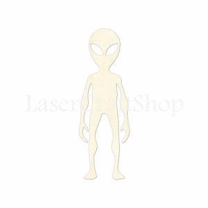 2 34 Alien Wooden Cutout Shape Silhouette Gift - Etsy