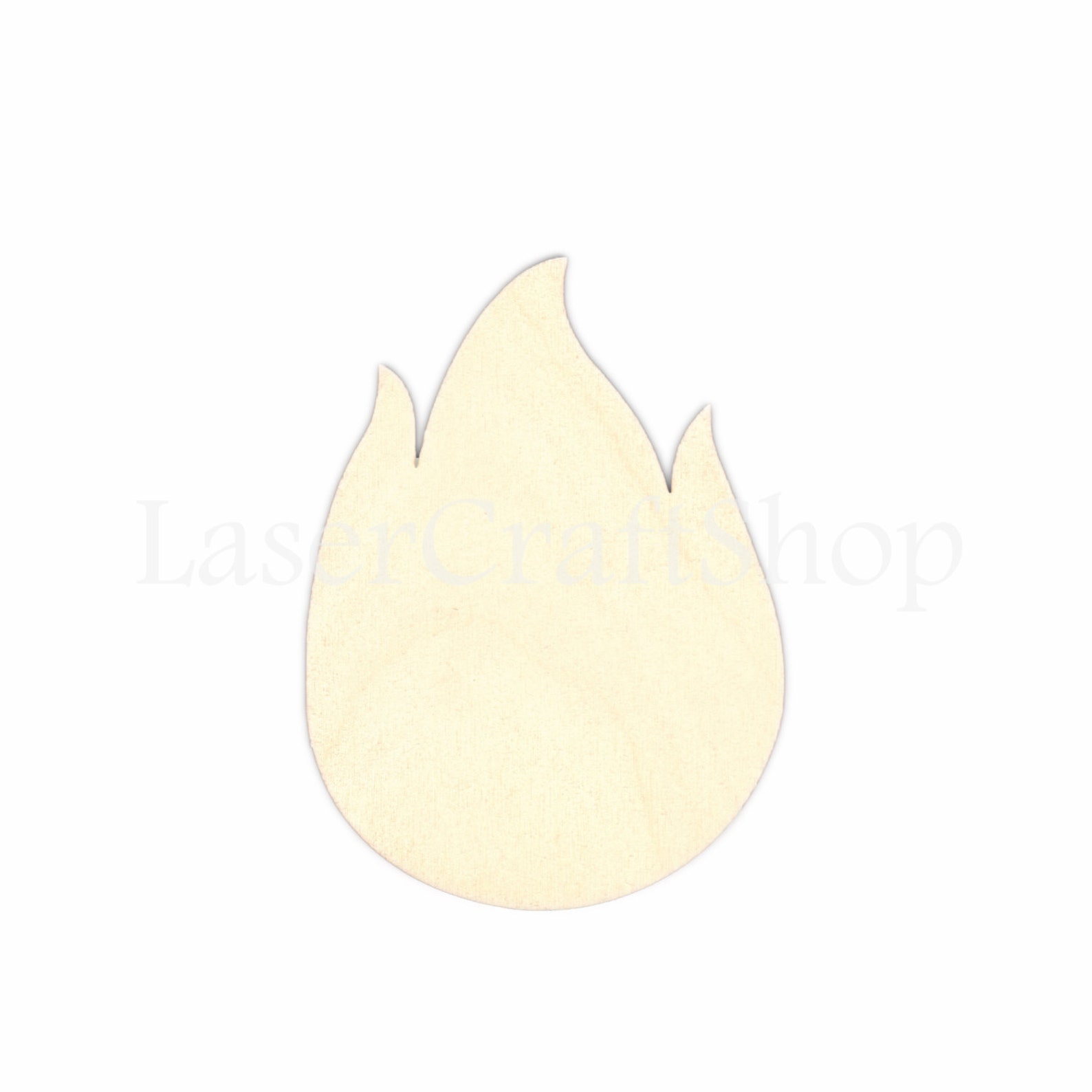 2 34 Flame Fire Wooden Cutout Shape - Etsy